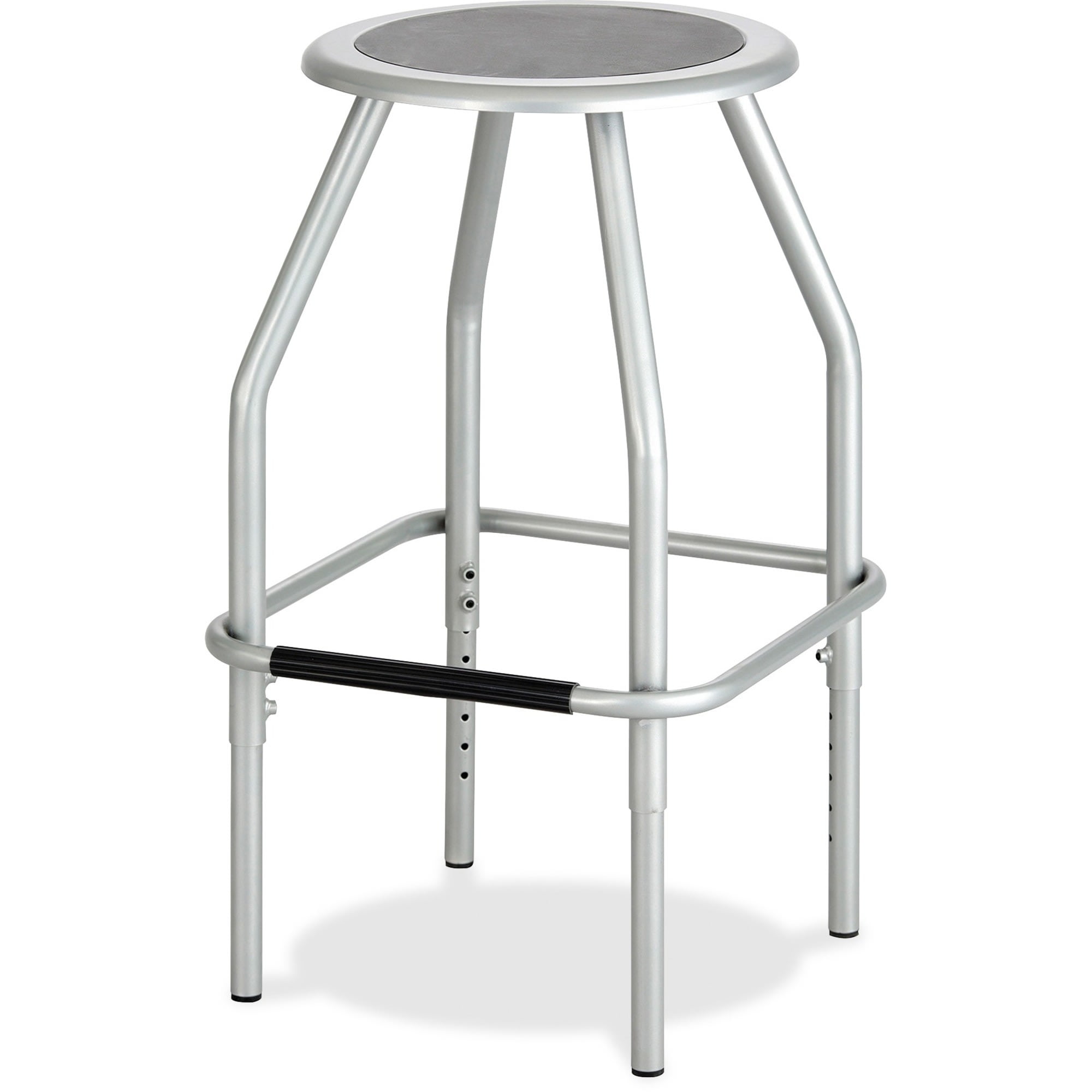 Safco Diesel Adjustable Height Steel Stool, Silver - Walmart.com