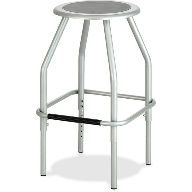 Safco Diesel Adjustable Height Steel Stool, Silver - Walmart.com