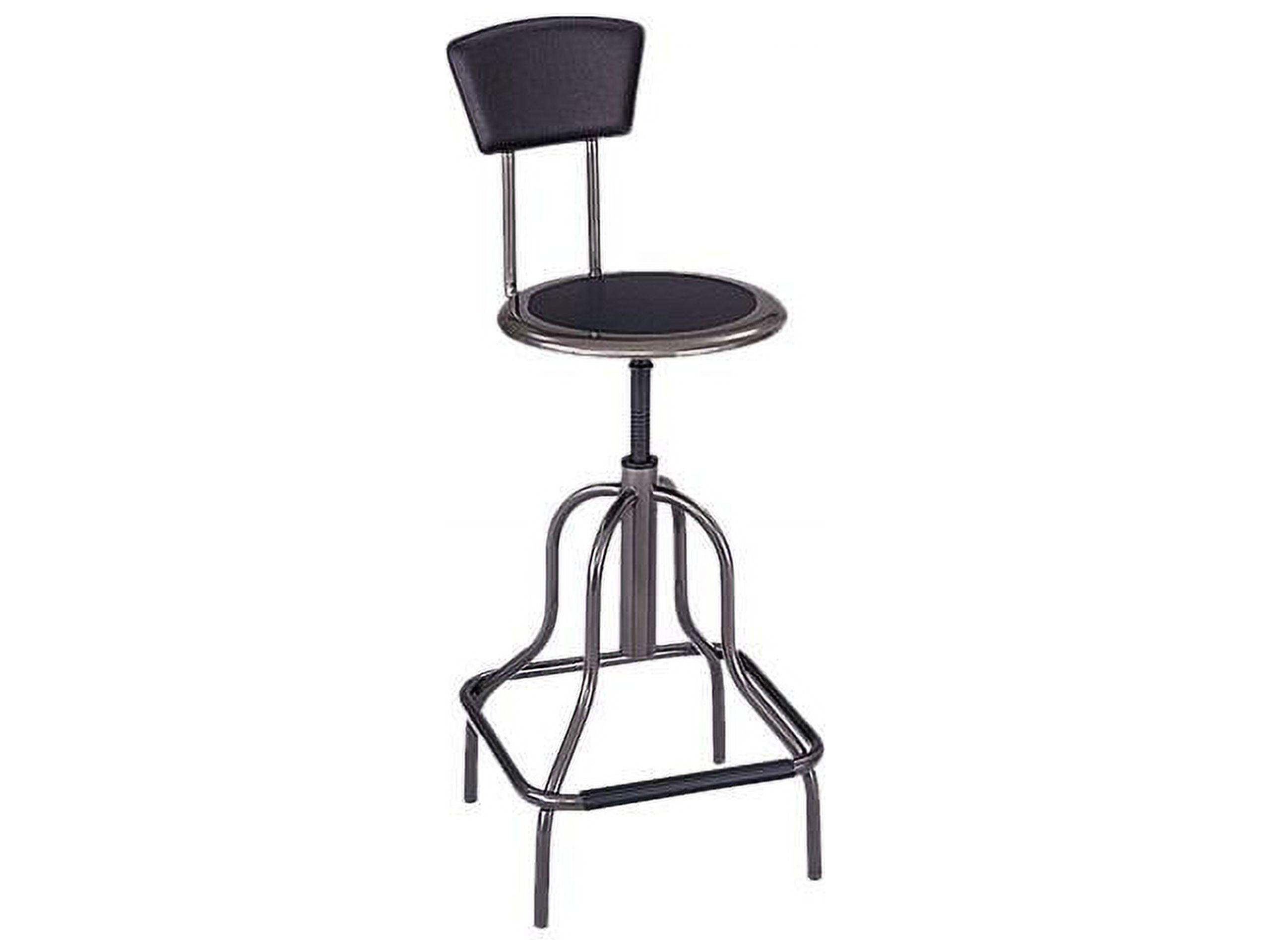 Safco Diesel High Base Stool with Back - Walmart.com