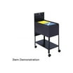 Safco Mobile Tub File, 1-Shelf, Locking Top, 33-1/4 x 17 x 27, Black ...