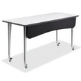 Safco, Fabric Modesty Panel, 1 Each, Black - Walmart.com