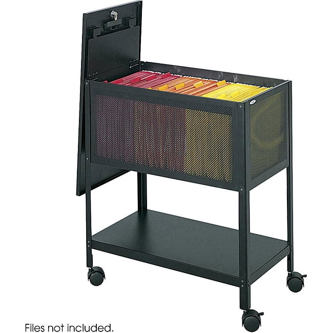 Safco Filing Cart Lockable , Black - Walmart.com