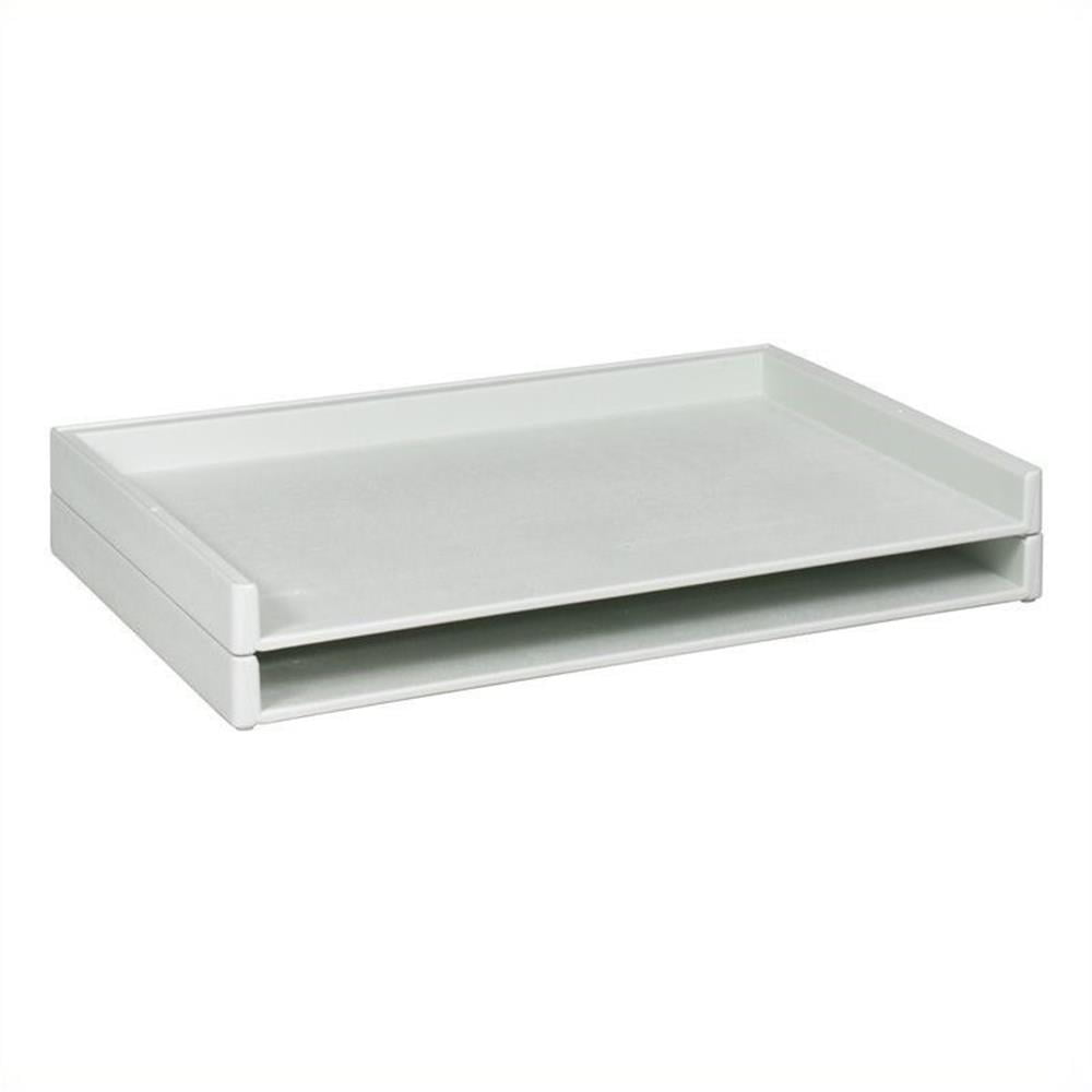 Safco Giant Stack Tray for 24" x 36" Documents in White (Set of 2 ...