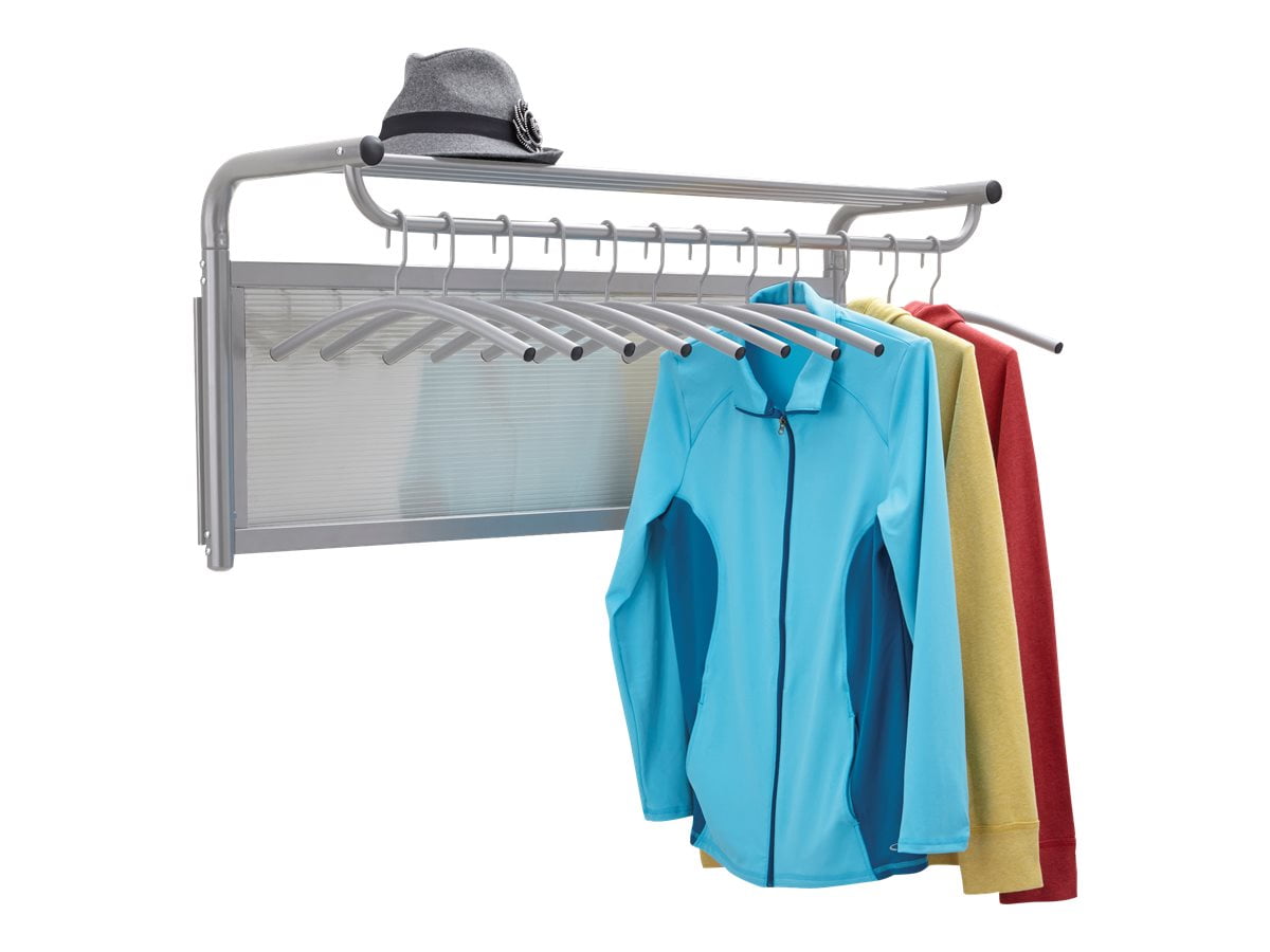Safco Impromptu - Coat rack - steel - gray - Walmart.com