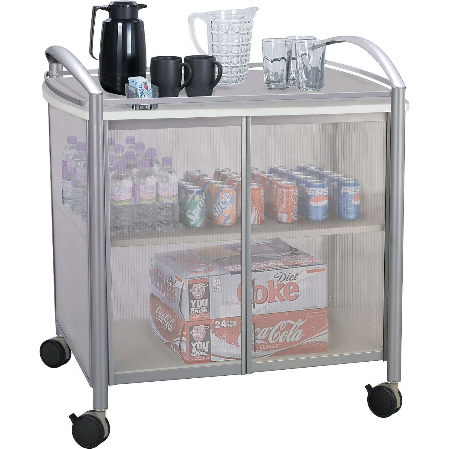 Safco Impromptu Refreshment Cart in - Walmart.com