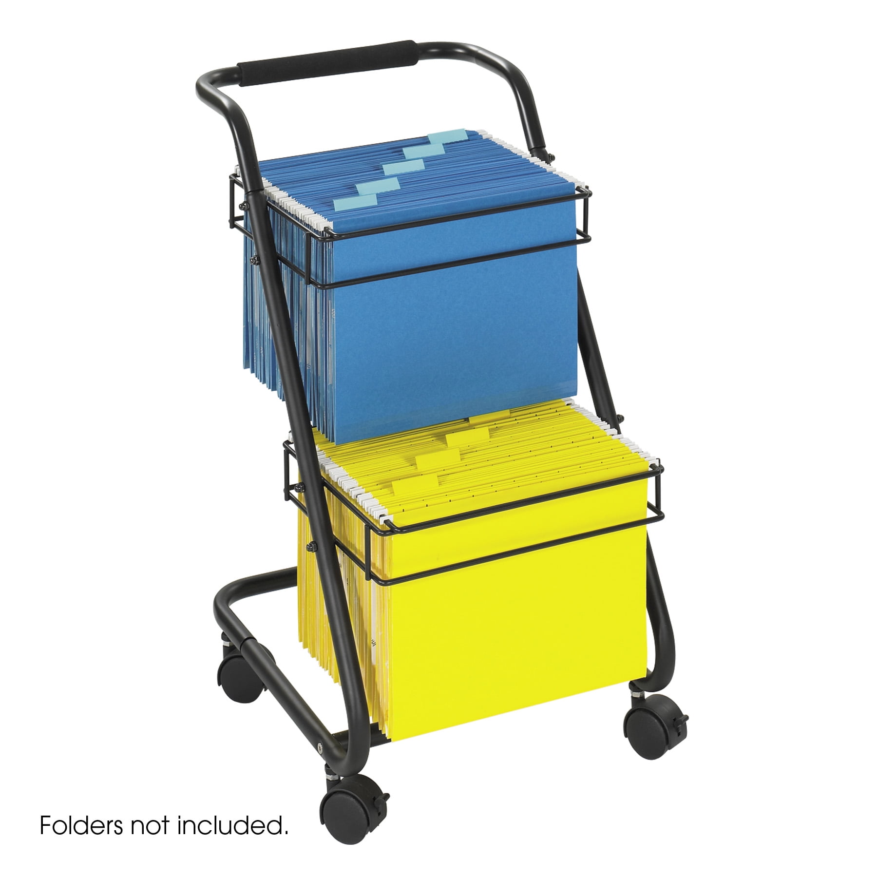 Jazz? Two-Tier File Cart, Black - Walmart.com
