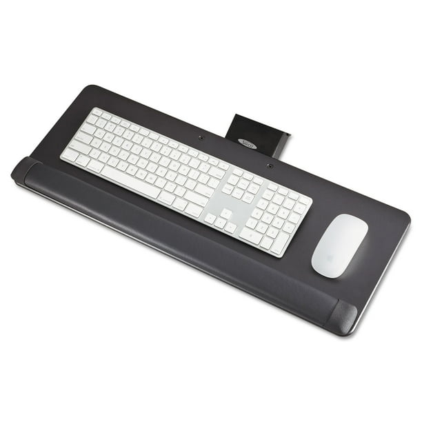 Safco Knob-Adjust Keyboard Platform 25w x 9-1/2d Black 2133BL - Walmart ...