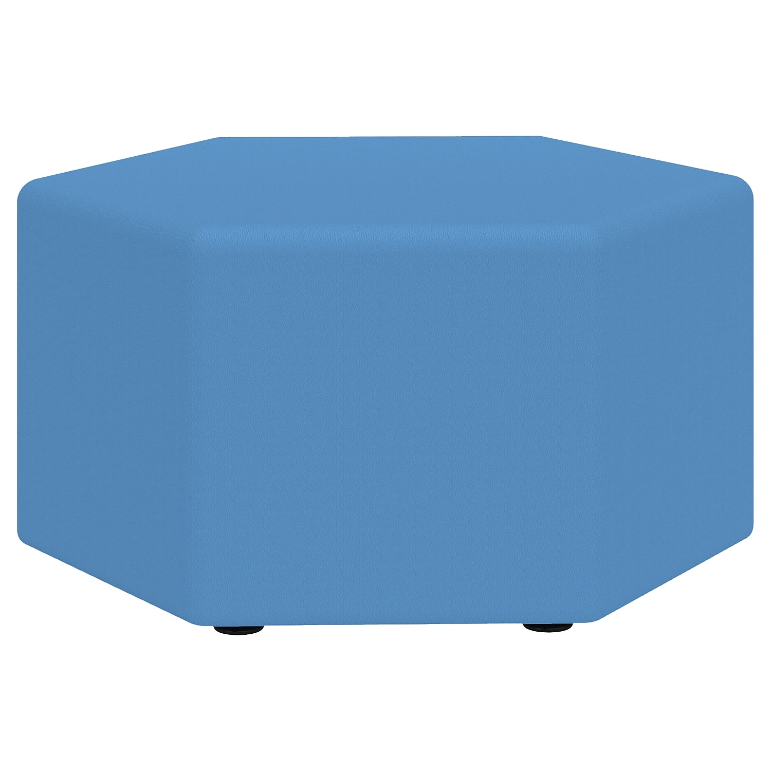 Safco Learn Vinyl Ottoman Baby Blue (8124BUV) - Walmart.com