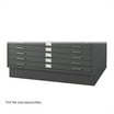 Safco 5 Drawer Metal Flat Files Cabinet for 30" x 42" Documents in ...