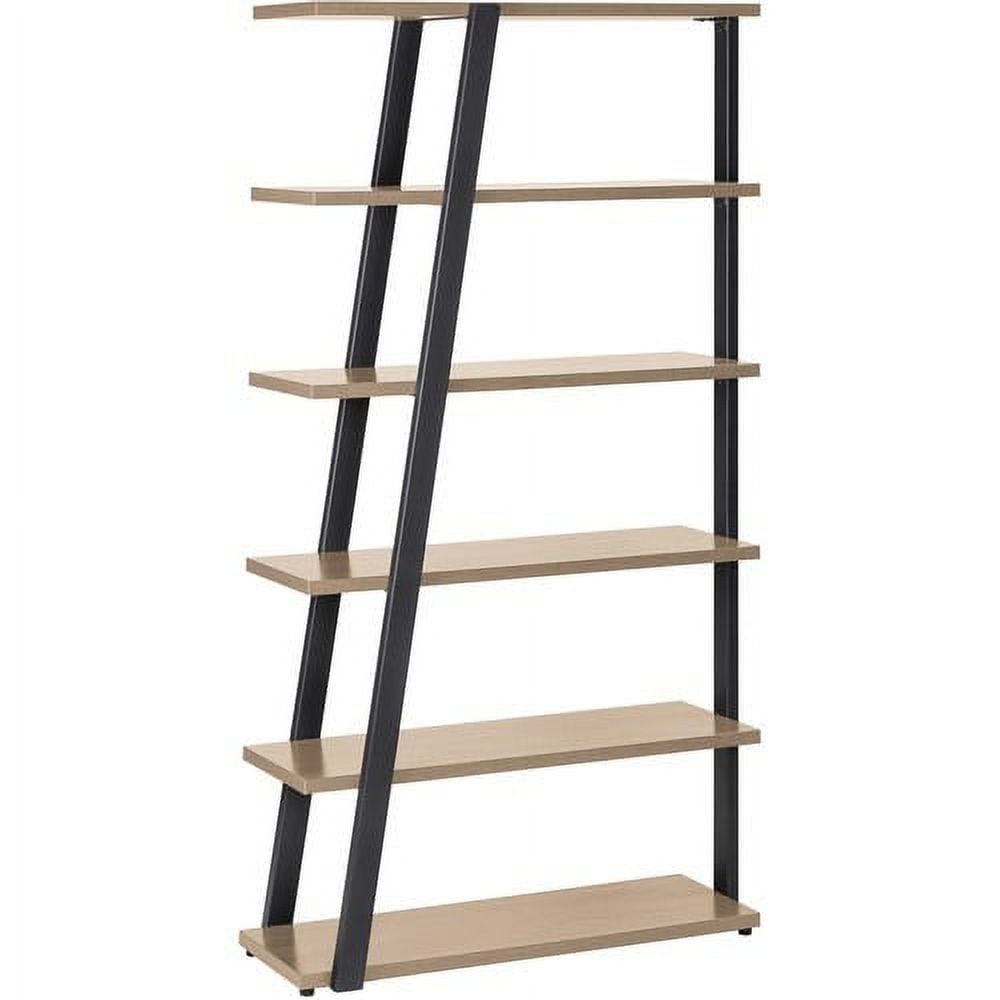 Safco Mirella 5-Shelf Sand Dune Bookshelf 36.8" x 13.5" x 67.5" , 1 ...