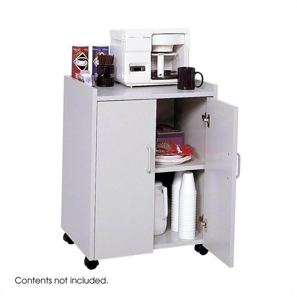 Safco Mobile Refreshment Center in Grey - Walmart.com