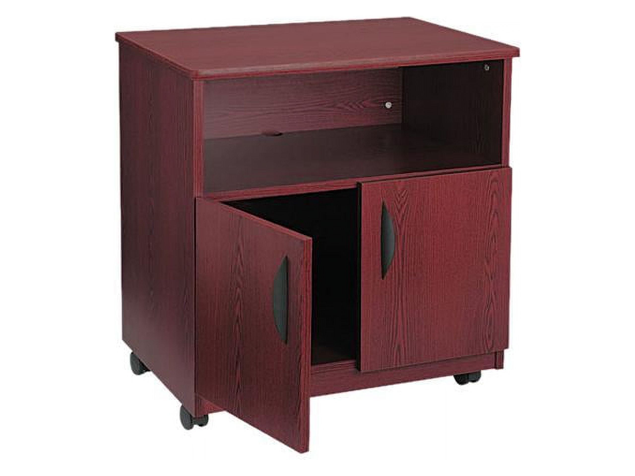 Safco Mobile Stand in Mahogany - Walmart.com
