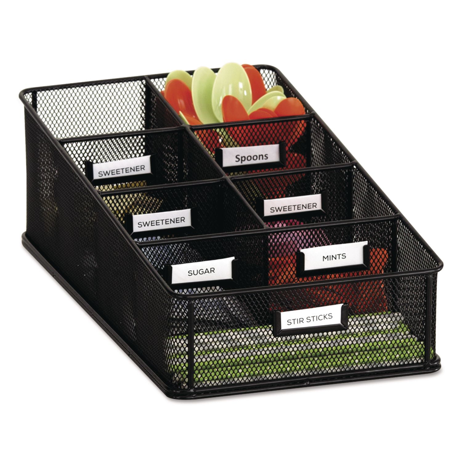 Free Shipping! Safco Onyx Condiment Carton in Black - Walmart.com ...