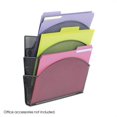 Safco Onyx Magnetic Mesh Triple File Pocket (Set of 3) - Walmart.com