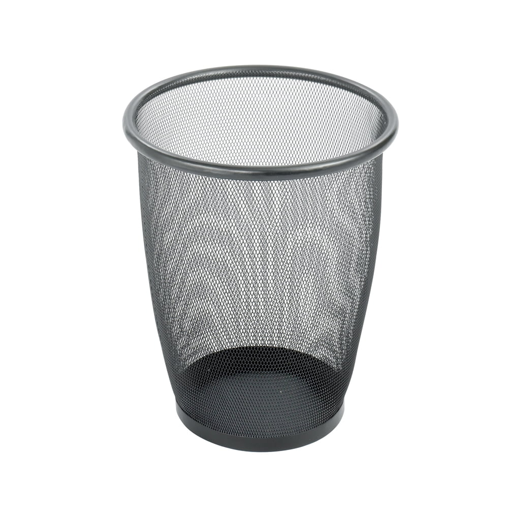 Safco Onyx Mesh Medium Round Wastebasket (Set of 3) - Walmart.com
