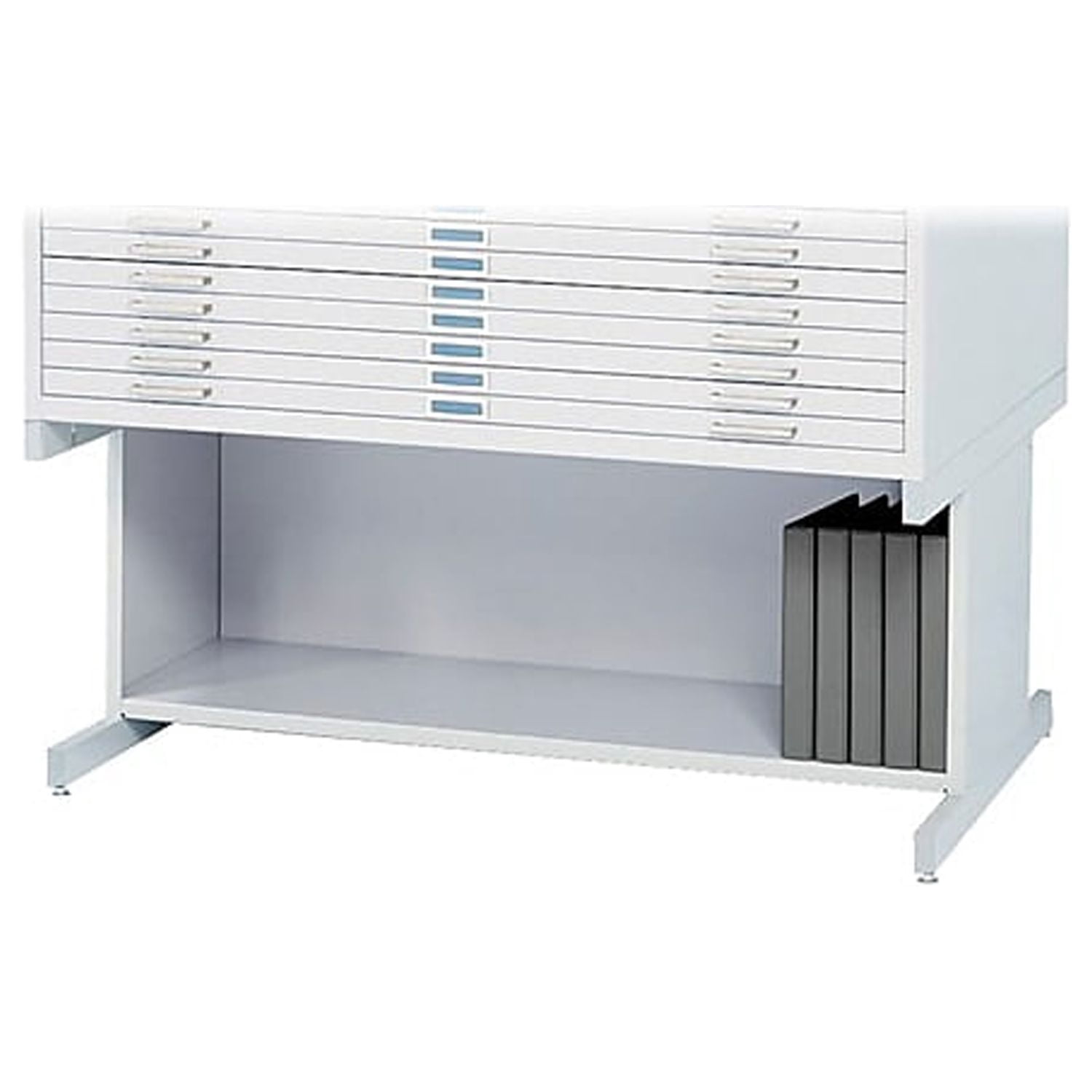 Safco Open 20"H Base for 4986 and 4996 Flat File Cabinets in White ...