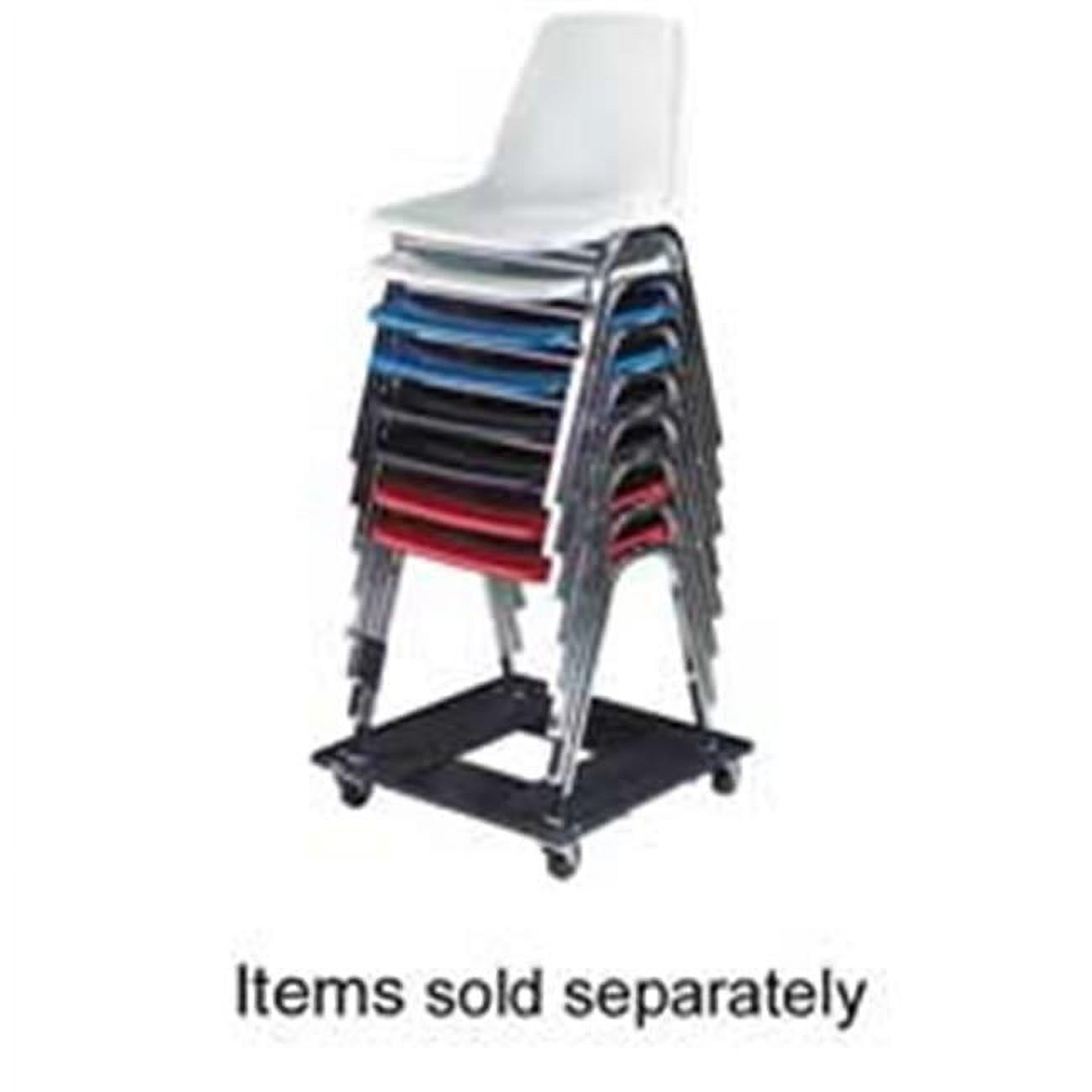 Safco Products Company Stacking Chair Cart- w- 3in. Casters- Holds 15 ...