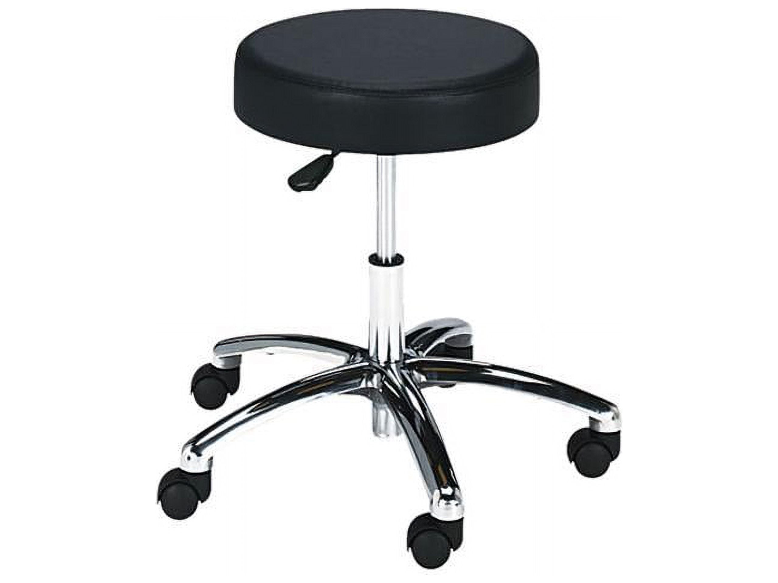 Safco 3431BL Pneumatic Lift Height-Adjustable Lab Stools, 17-22, Black ...