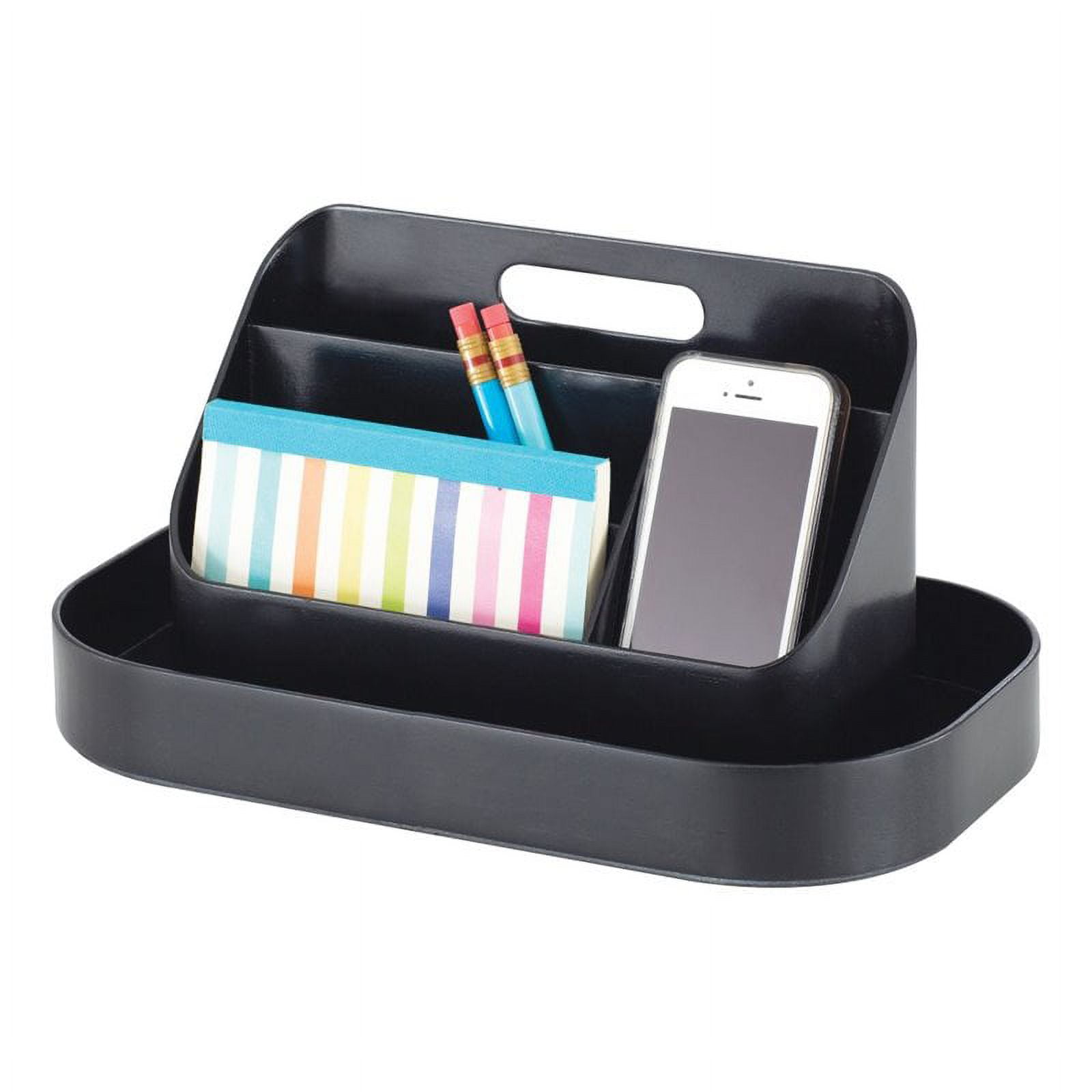 Safco Products Portable Desktop Organizer Caddy in Black - Walmart.com