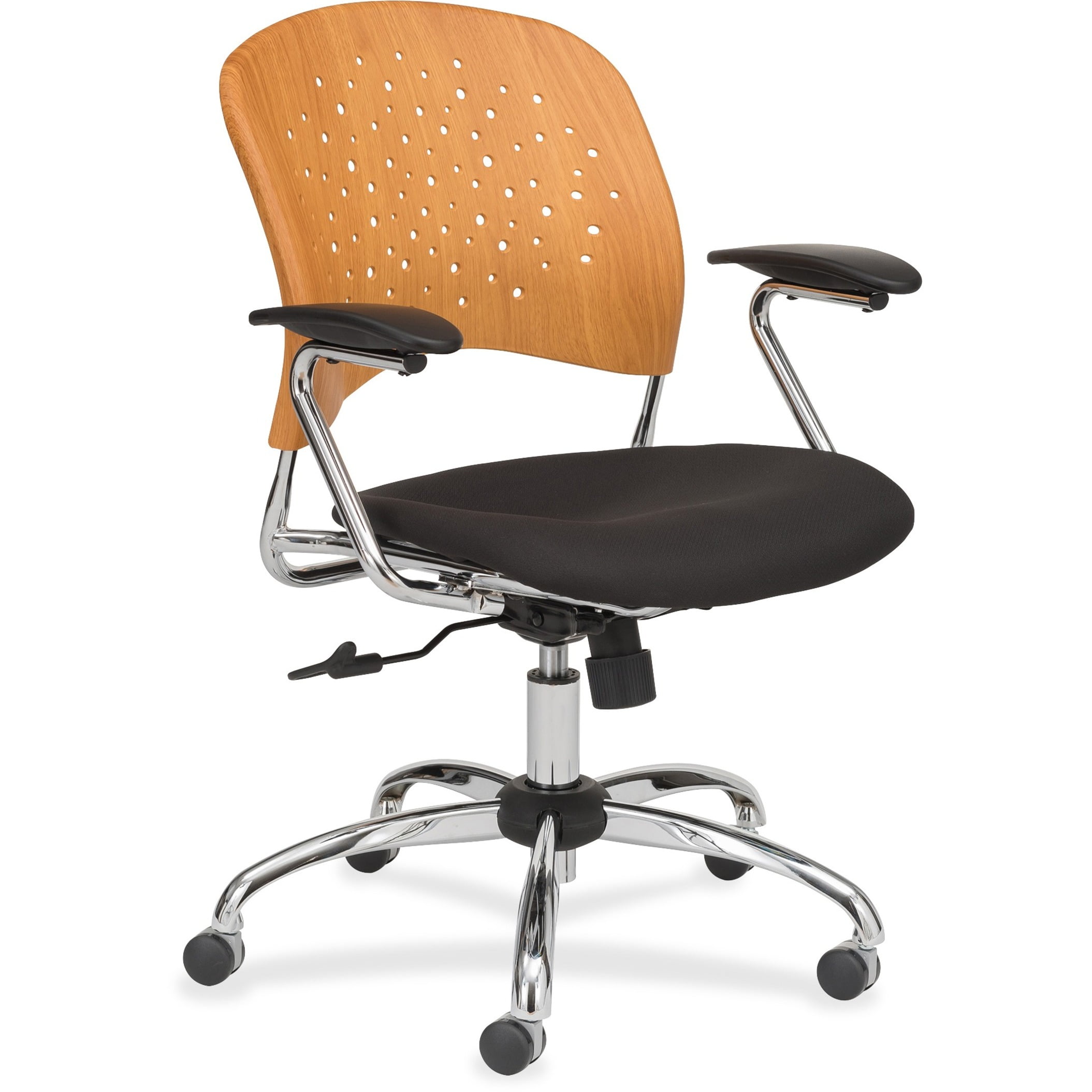 Safco® Reve Task Chair, Black/Natural - Walmart.com
