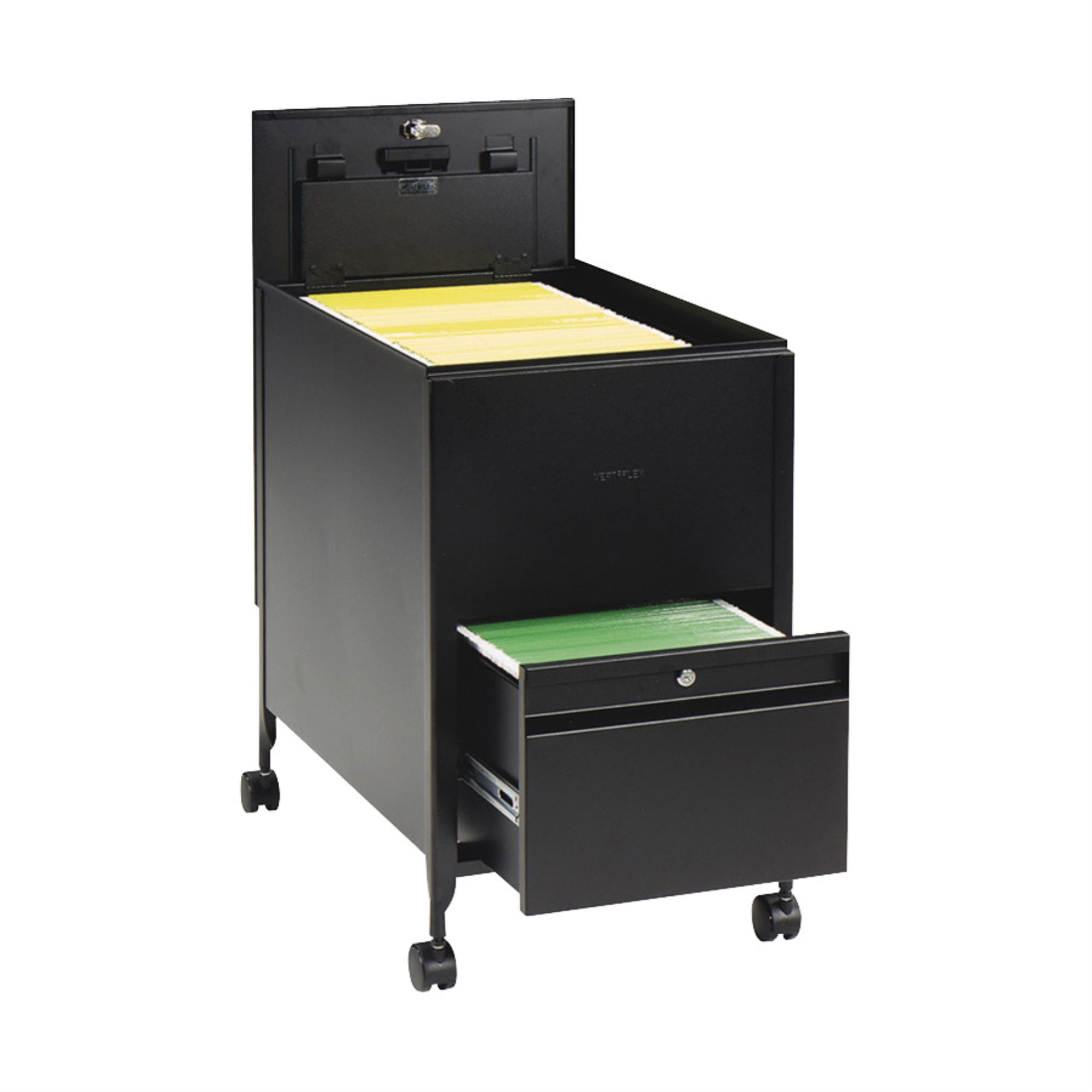 Safco Rollaway Letter Size File Cabinet, Black - Walmart.com