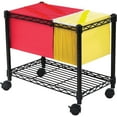 Safco Rolling Cart, Fits Letter and Legal-Size Hanging Folders, Mobile ...
