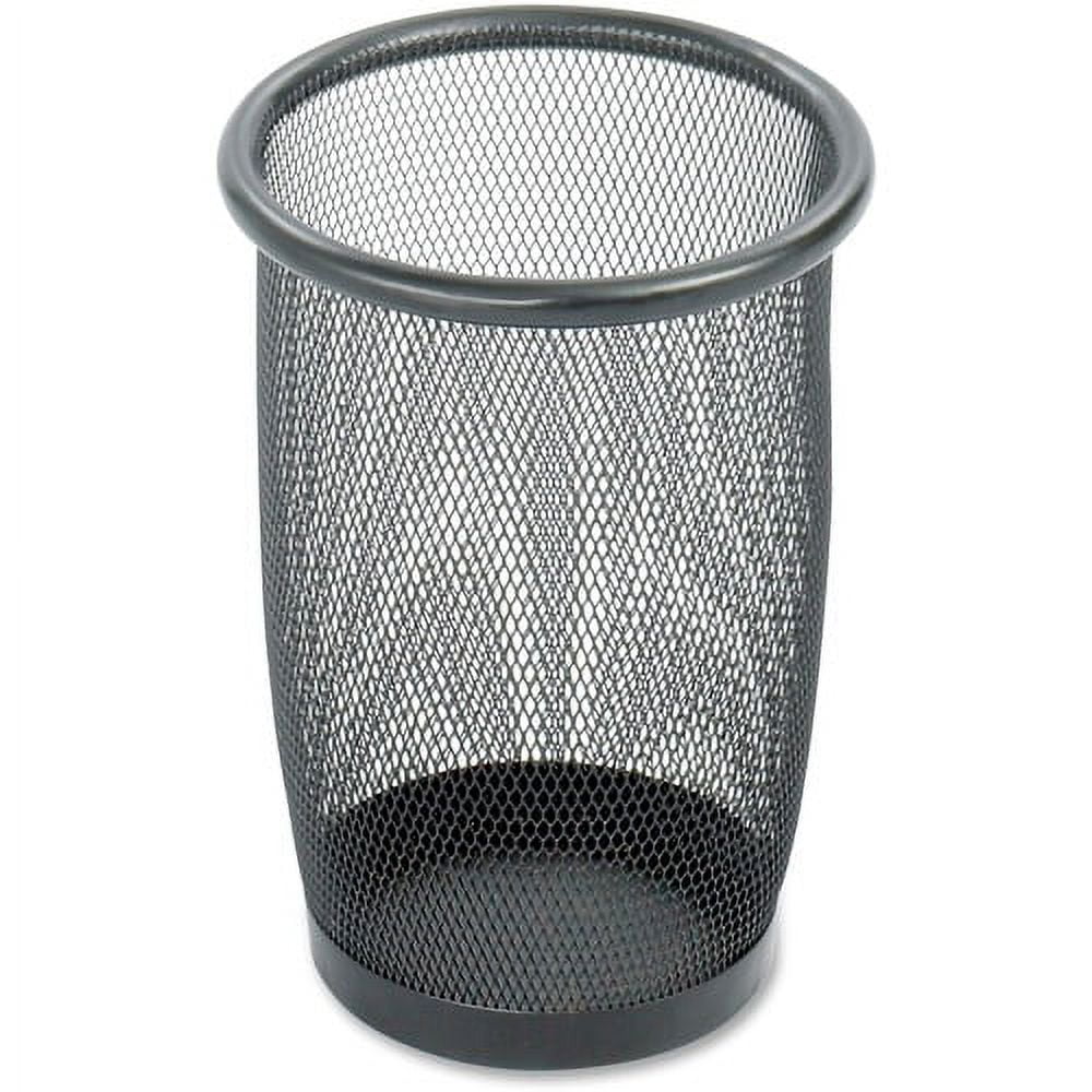 Safco Round Mesh Wastebaskets - 3 quart Capacity - Round - 7.50 ...