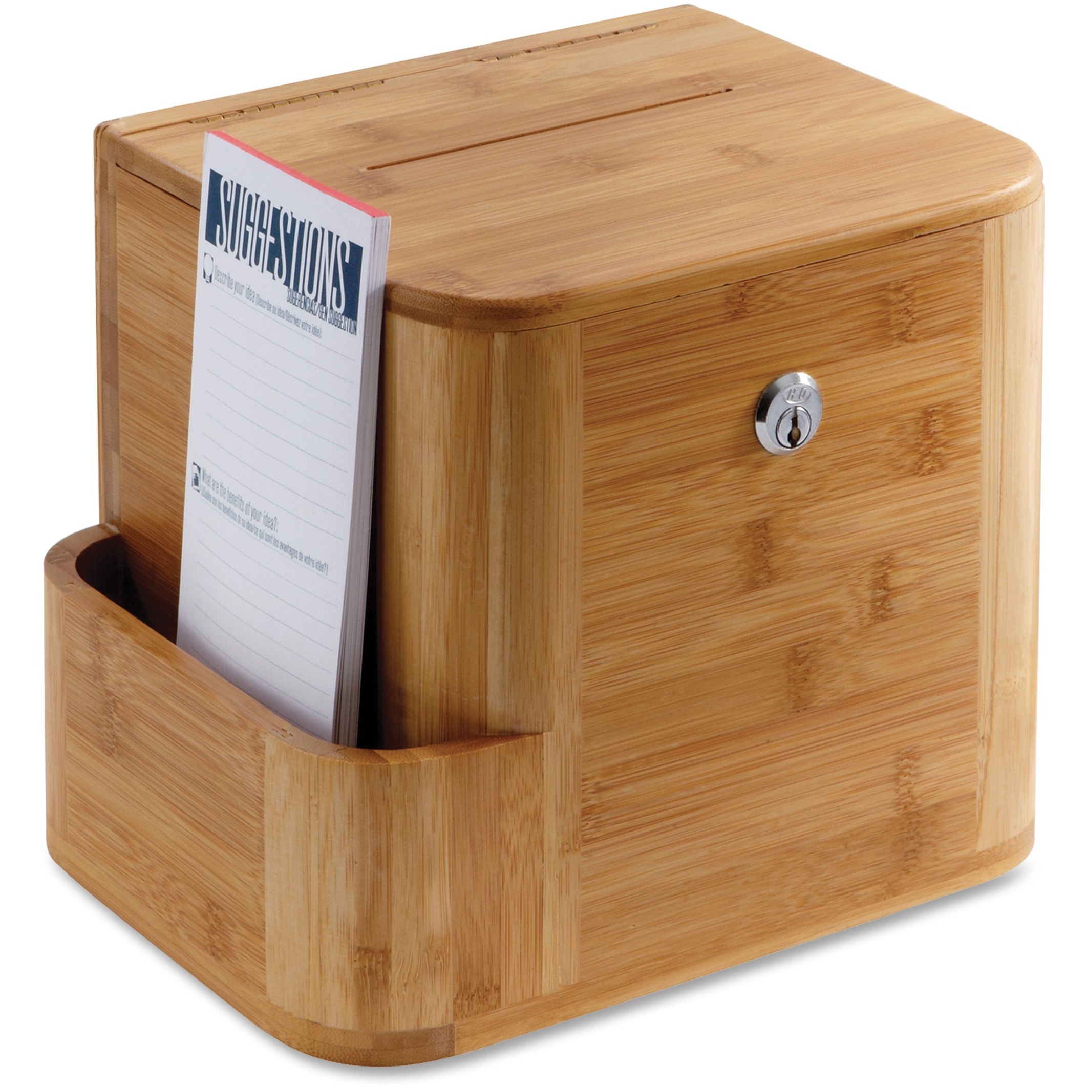 Safco, SAF4237NA, Bamboo Suggestion Box, 1 Each, Natural - Walmart.com