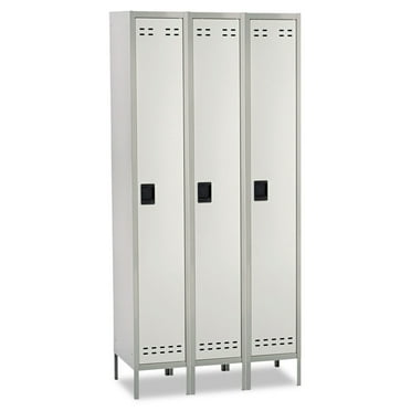 Infinity Triple Tier 3 Door Assembled Locker, Blue - 12 x 15 x 24 in ...