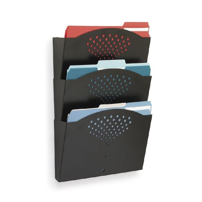 Safco Triple Letter Size Steel Wall File - Black - Walmart.com