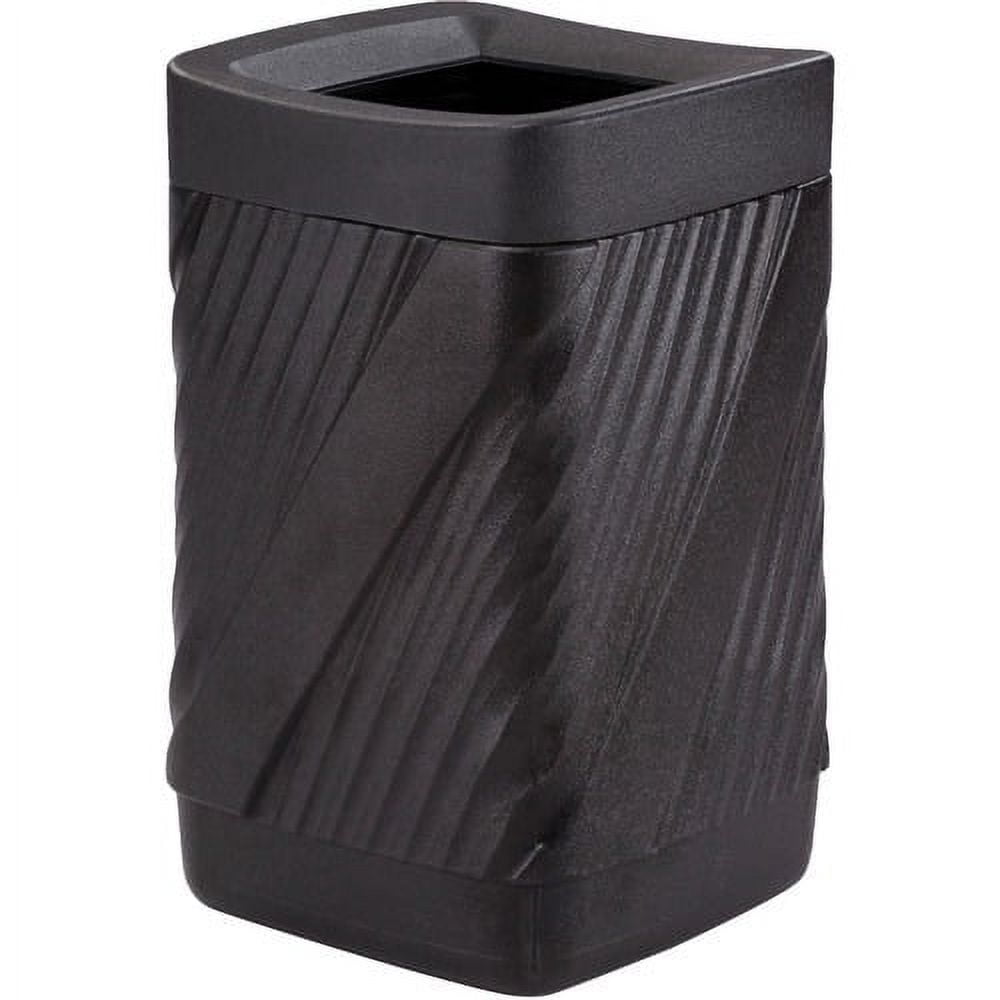 Safco Twist Waste Receptacle 32 gal Capacity - Removable Lid, Durable ...