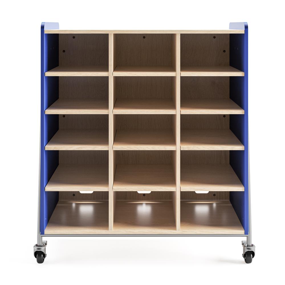 Safco Whiffle Typical 11 Triple 48" - SpectrumBlue - Walmart.com