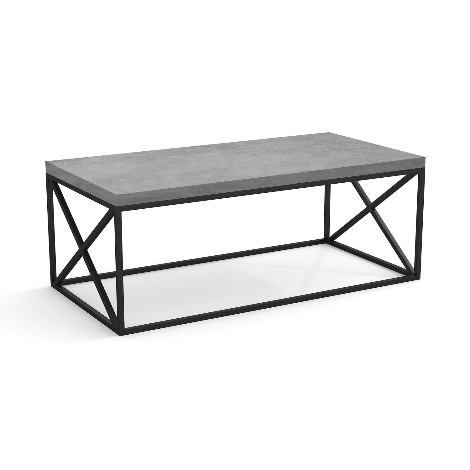 Free Shipping Desert Fields Magnolia Metal X Coffee Table Gray Wash Walmart