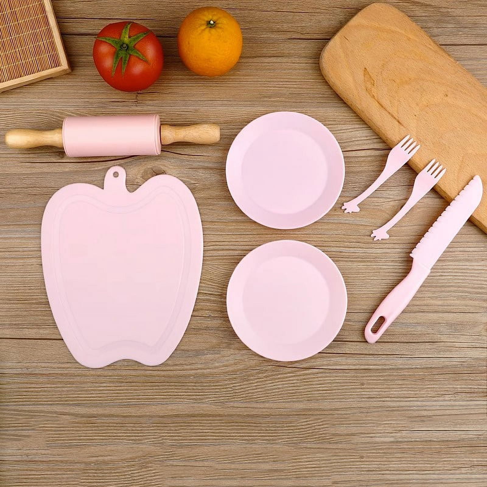 Safe And Kitchenware Set For Children, Including Plastic Knife, Fork ...