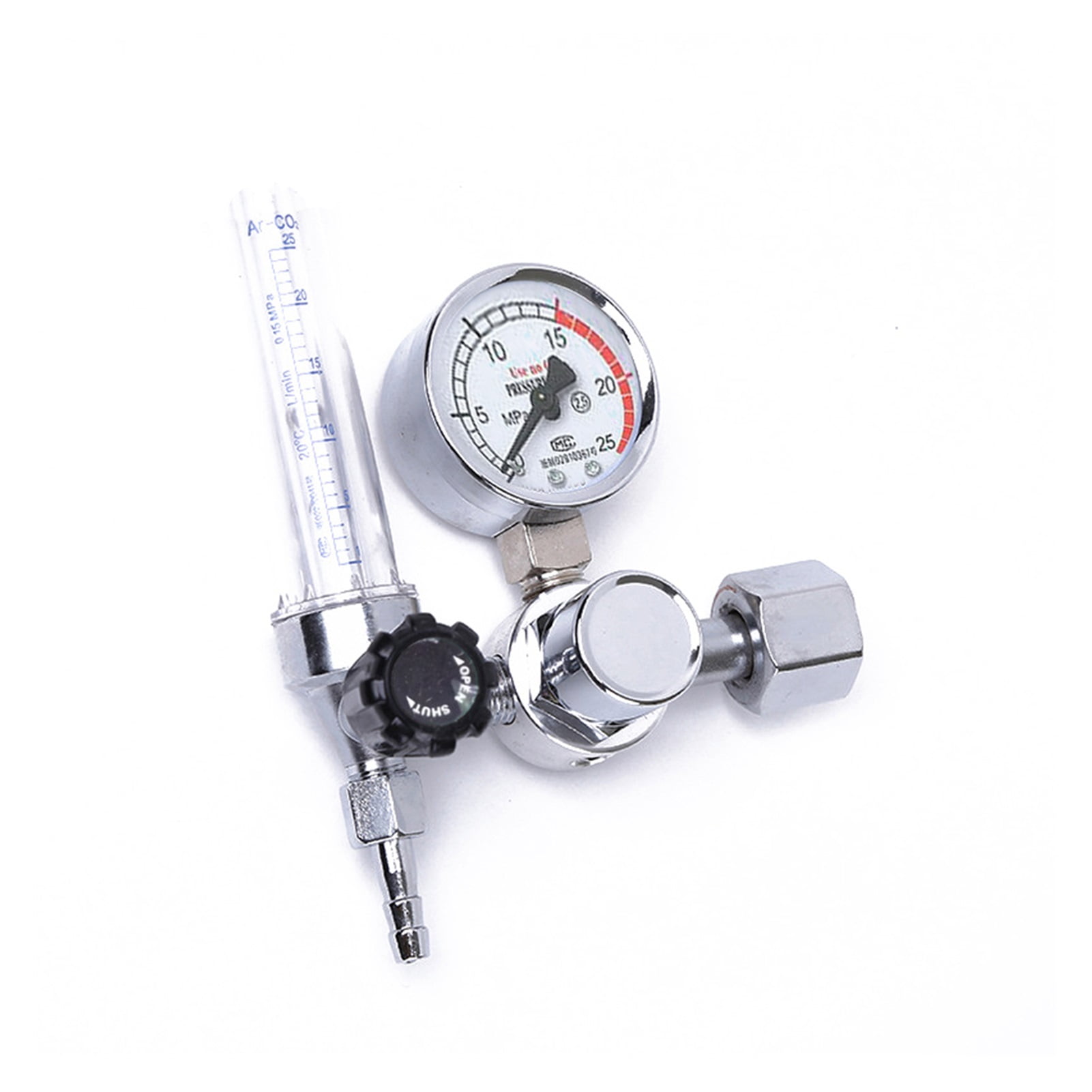 Safe Argon Regulator 0-25Mpa Argon Regulator CO2 Flow-Meter Gas ...