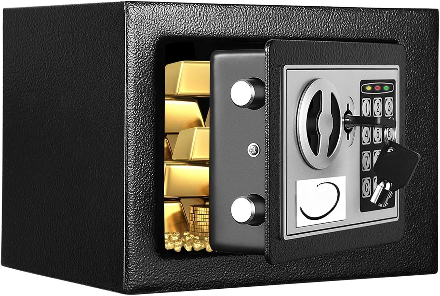 Safe Box 0.23 Cubic Digital Box, Keypad Lock Box Cabinet Safes, Solid ...