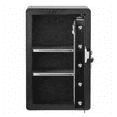 Safe Box 3.5 cu.ft - Single Door Steel Safe with Key & Password - LED ...