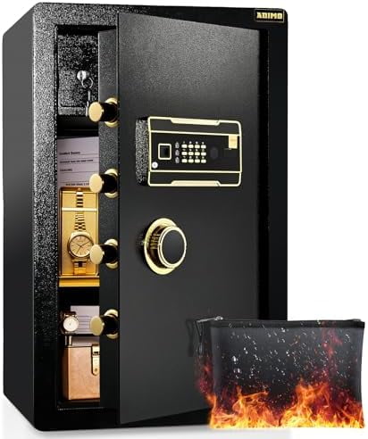 Safe Box, 3.6 Cuft Large Heavy Duty Home Safe With Lockable Cabinet ...