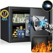 First Alert 2037F Safe Box: Fireproof and Waterproof Security Lockbox ...