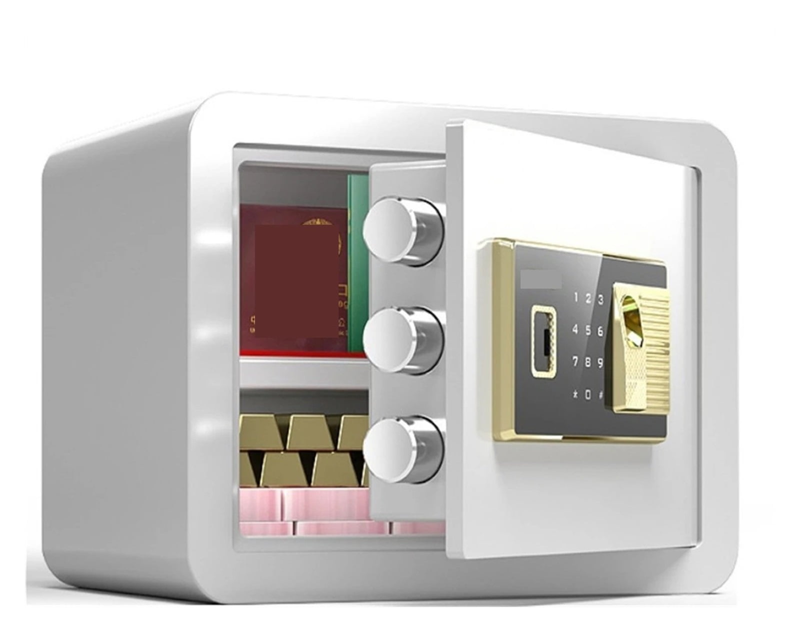 Safe Box Mechanical Safe Household Mini All-steel Office Safe Deposit ...