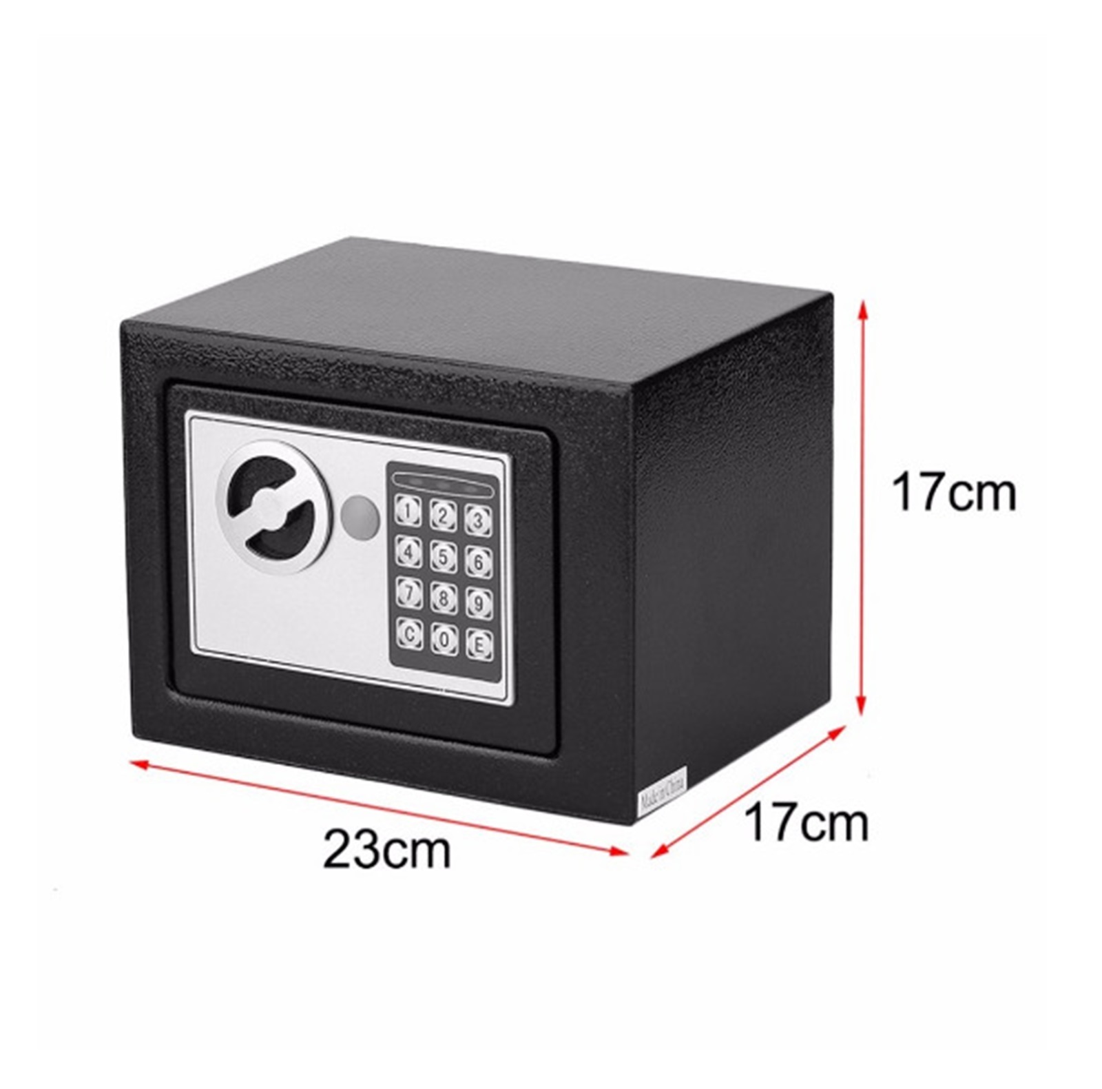 Safe Box Mini Steel Safes Money Bank Small Household Password Key ...