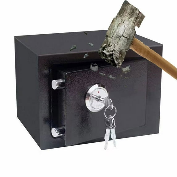Safe Box Secret Safe Cash Lock Money Coin Safety Hidden Storage Cashbox ...