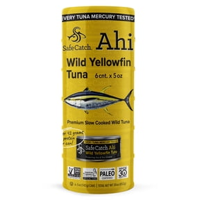 Safe Catch Wild Elite Pure Tuna, 3 Pack, 5 oz Cans – Lowest Mercury ...