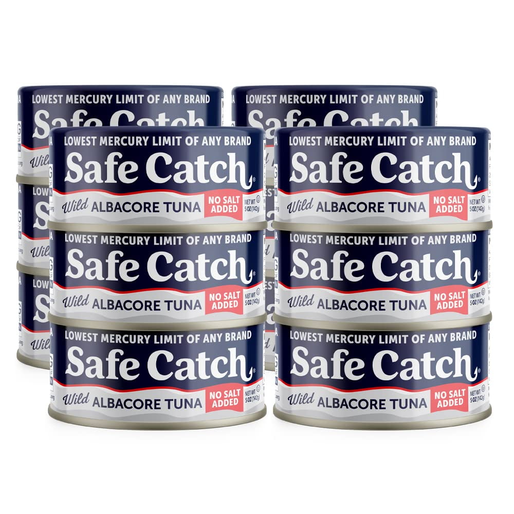 Safe Catch Canned Wild Albacore Tuna Fish No Salt Added, Every Can ...