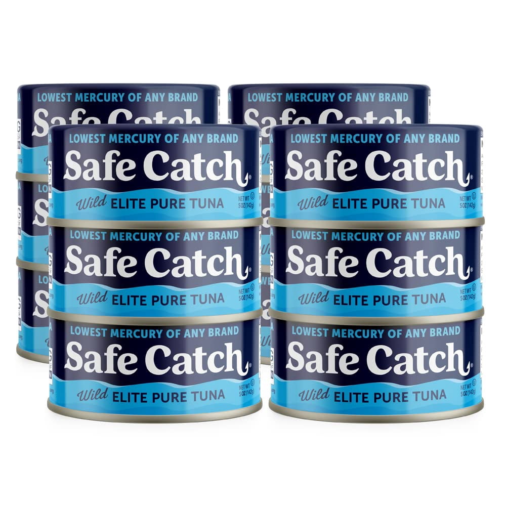Safe Catch CannedTRDN Wild Tuna Fish, Wild Caught, Lowest Mercury ...