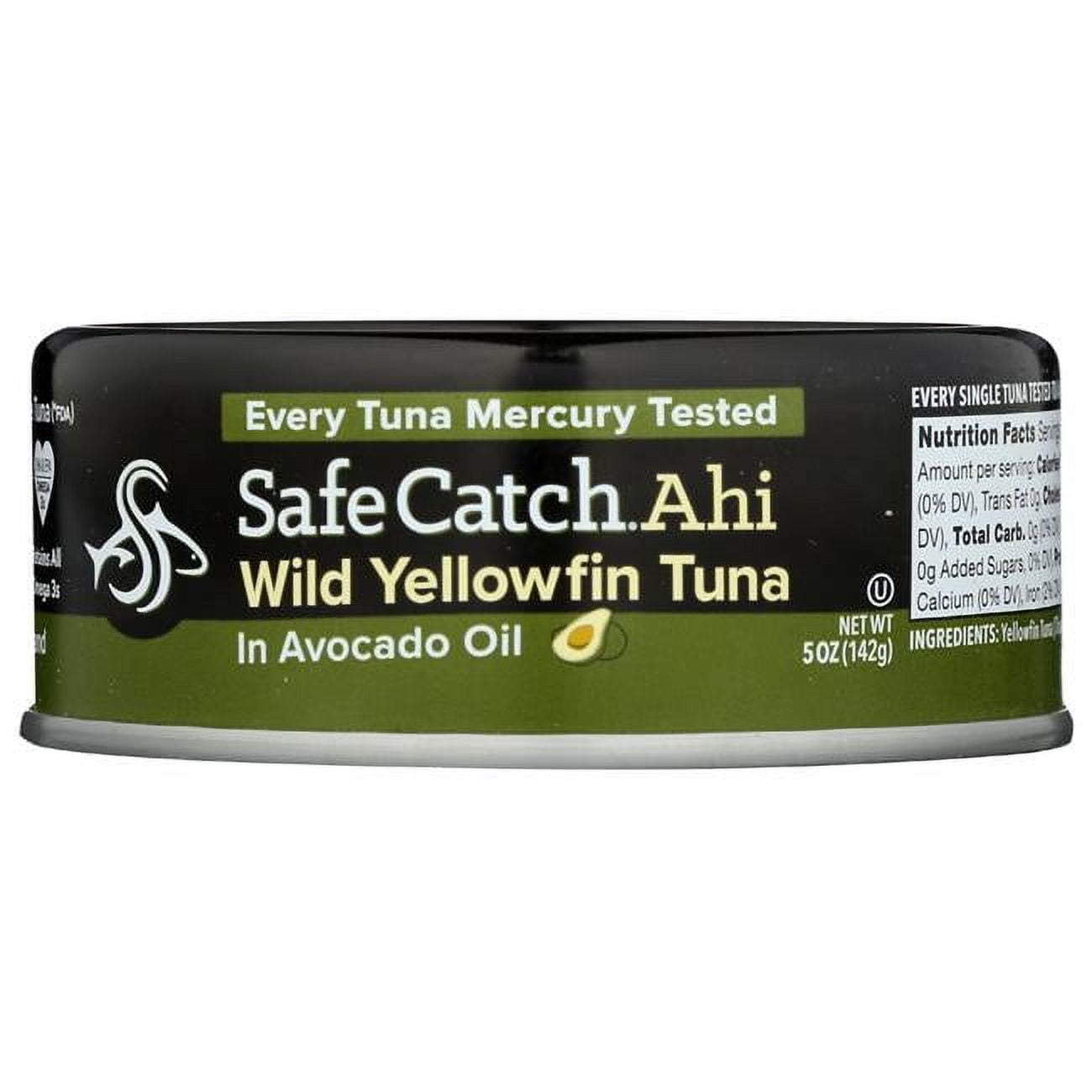 Safe Catch Tuna, Wild Ahi Yellowfin in Avocado Oil - 5 oz - Walmart.com