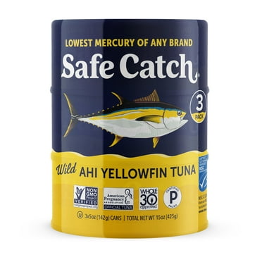 Safe Catch Elite Pure Wild Tuna 5 oz can, 3 pack - Walmart.com