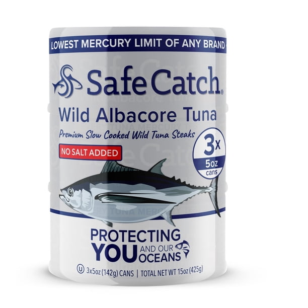 Safe Catch Wild Albacore Tuna 5 oz can, 3 pack - Walmart.com
