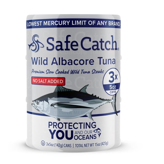 Safe Catch Wild Albacore Tuna 5 oz can, 3 pack - Walmart.com