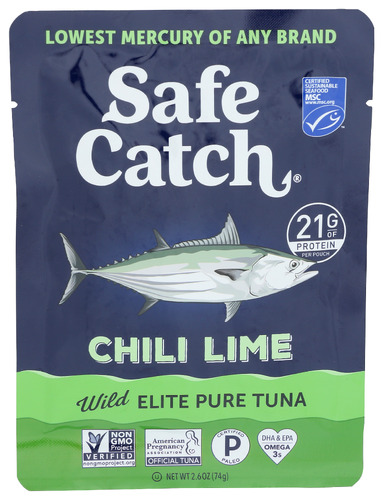 Safe Catch Wild Elite Tuna Chili Lime 2.6 oz (Pack of 12) - Walmart.com